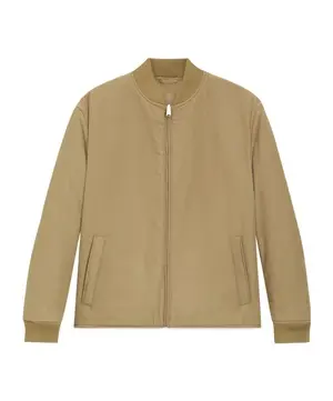 Hugo Boss Long-sleeved Hooded Cotton Jacket - Khaki
