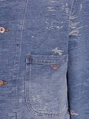 Emporio Armani Single-breasted Denim Jacket