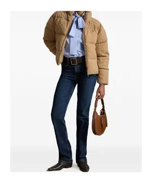 Polo Ralph Lauren Cable-knit Quilted Cotton Jacket