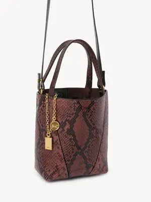 Chloé Small Spin Tote Bag - Redwood
