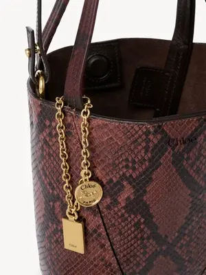 Chloé Small Spin Tote Bag - Redwood