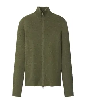 Fear Of God Long-sleeved Knit Cardigan - Moss