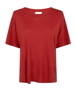 Loulou De Saison Ezra Classic Fit T-shirt - Red