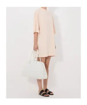 Loulou De Saison Crew Neck Mini Dress