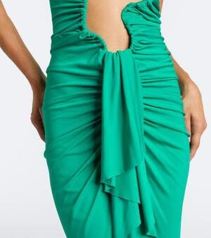 Christopher Esber Salacia Ruched Jersey Maxi Dress