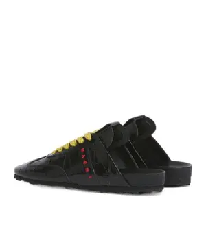 Marni Embossed Leather Softy Soccer Slip-on Sneakers