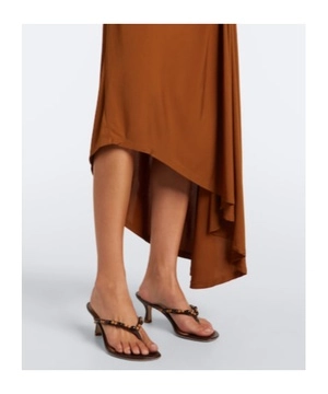 Christopher Esber Veer Spiral Crystal Draped Midi Dress