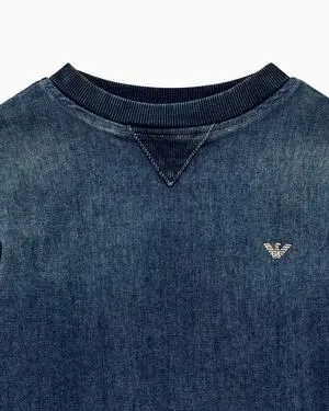 Emporio Armani Denim Sweatshirt