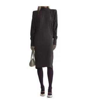 MUGLER Midi Bat Sleeves Dress