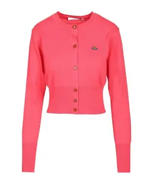 VIVIENNE WESTWOOD Bea Cropped Cardigan - Pink