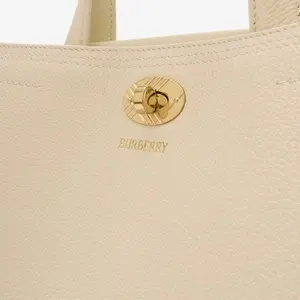 Burberry Mini Cotswolds Check Tote - Soap Beige