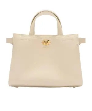 Burberry Mini Check Cotswolds Tote - Soap Beige