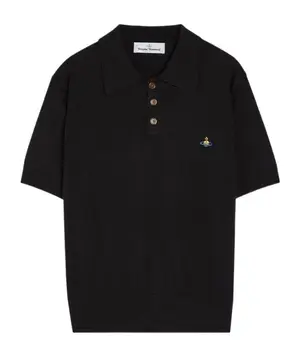 VIVIENNE WESTWOOD Orb Embroidered Polo Shirt