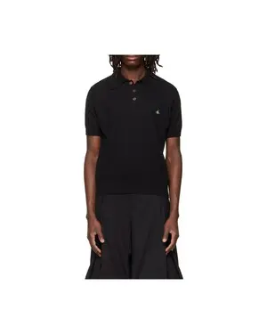 VIVIENNE WESTWOOD Orb Embroidered Polo Shirt