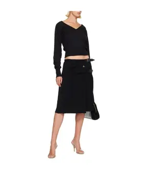 VIVIENNE WESTWOOD Beatrice V-neck Knitted Sweater