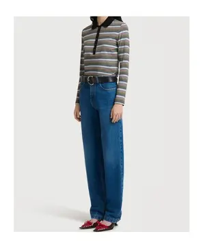 Marni Logo-patch Straight-leg Jeans