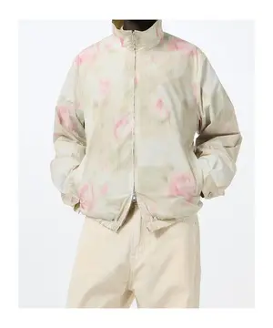 Our Legacy Casino Floral Print Ripstop Zip-up Jacket - Nude