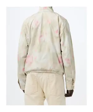 Our Legacy Casino Floral Print Ripstop Zip-up Jacket - Nude
