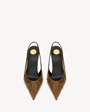 Saint Laurent Pointed-toe High-heeled Sandals
