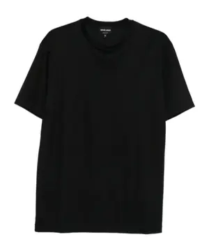 Giorgio Armani Crewneck Jersey T-shirt - Black