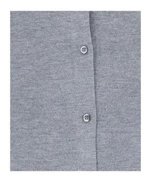 Aspesi Single-breasted Long-sleeve Knit Top
