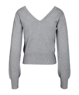 VIVIENNE WESTWOOD Cropped V-neck Jumper