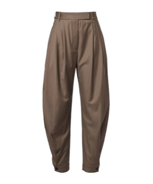RÓHE Virgin Wool Balloon Pants - Brown