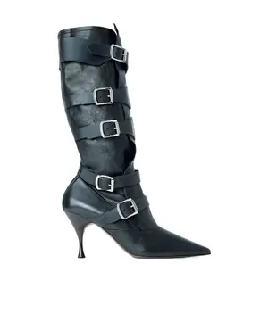VIVIENNE WESTWOOD Pointed-toe Long Boots - Black
