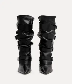 VIVIENNE WESTWOOD Buckled Stiletto Boots
