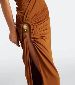 Christopher Esber Helix Crystal Draped Gown