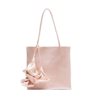 Magda Butrym Julia Small Satin Shoulder Bag - Pink
