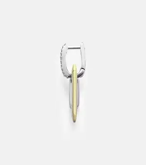 EERA Chiara Small Single Diamond Earring In 18k Gold