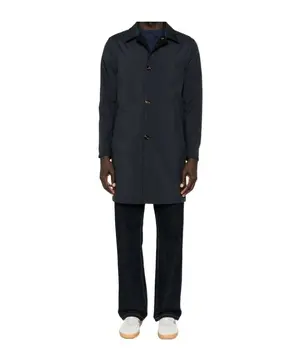 KIRED Long-sleeved Coat - Navy