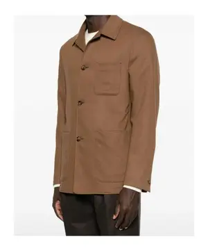 Canali Long-sleeved Shirt Jacket