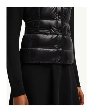 Moncler Logo Patch Quilted Cardigan