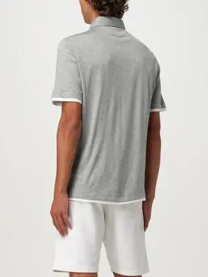Brunello Cucinelli Contrast-trim Short-sleeved Polo Shirt