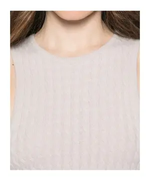 LISA YANG Crew-neck Knit Vest