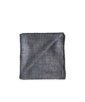 Brunello Cucinelli Logo Detailed Scarf - Black