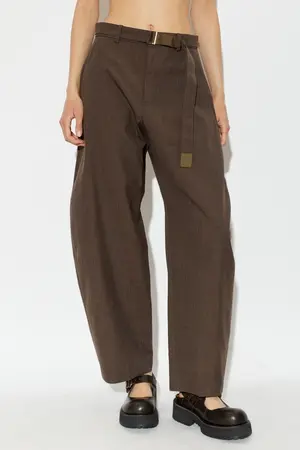 Sacai Belted Lantern Trousers