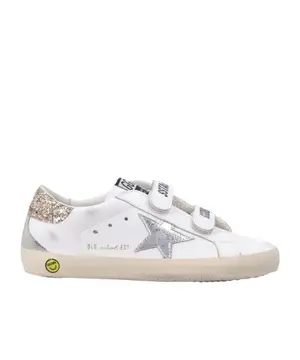 GOLDEN GOOSE Round-toe Sneakers - White