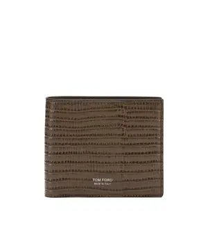 TOM FORD Tejus T Line' Wallet - Brown
