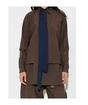 Sacai Wool Shirt Dress