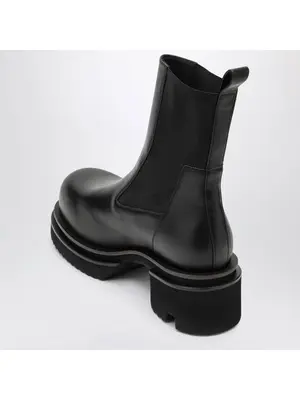 Rick Owens Beatle Gabe Leather Chelsea Boots - Black