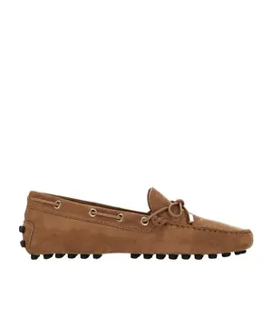 TOD'S Gommino Loafers In Suede - Brown