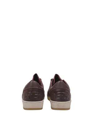 GOLDEN GOOSE Ball Star Lace-up Sneakers - Wine Red