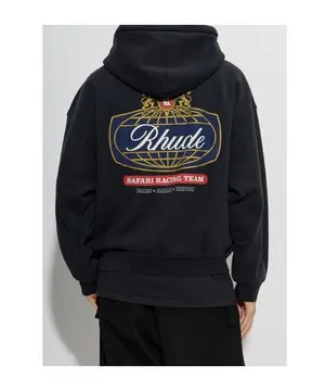 Rhude Long Sleeve Hooded Sweatshirt