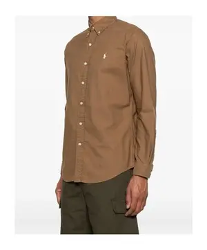 Polo Ralph Lauren Logo Embroidered Curved Hem Shirt