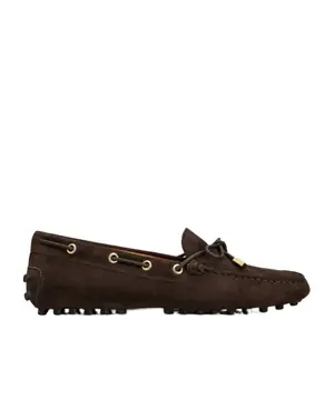 TOD'S Gommino Loafers In Suede - Brown