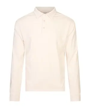 Agnona Long-sleeved Polo Shirt - White