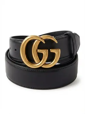 Gucci Gg Marmont Belt - Black